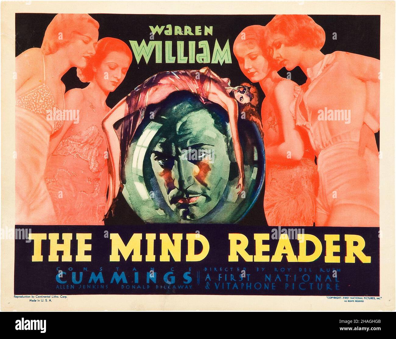 WARREN WILLIAM in THE MIND READER (1933), directed by ROY DEL RUTH ...