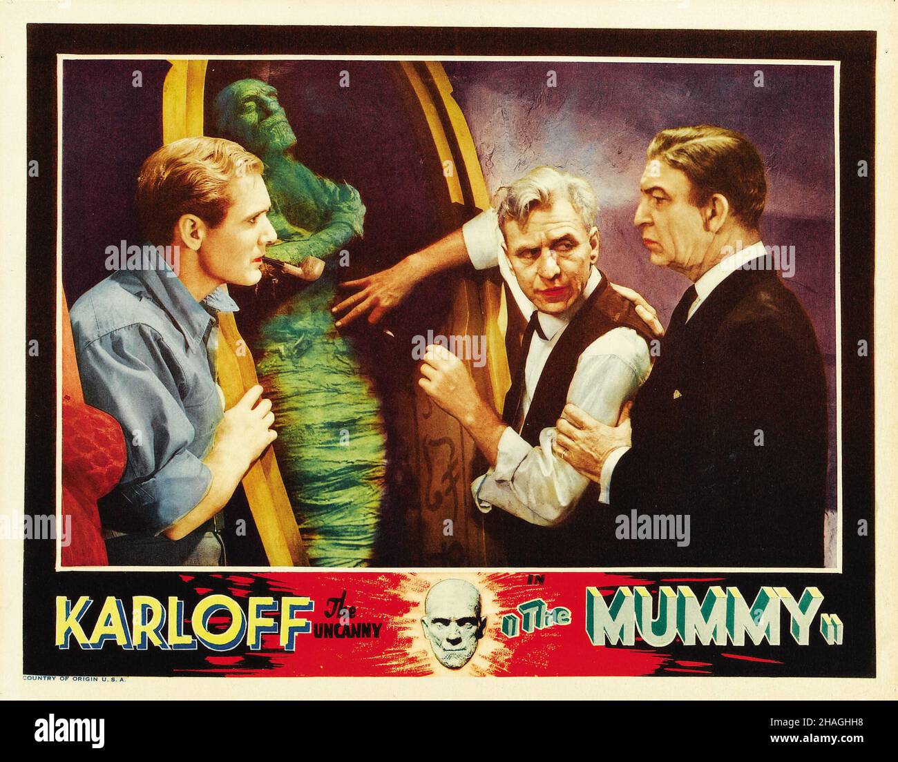 BORIS KARLOFF, EDWARD VAN SLOAN, BRAMWELL FLETCHER and ARTHUR BYRON in ...
