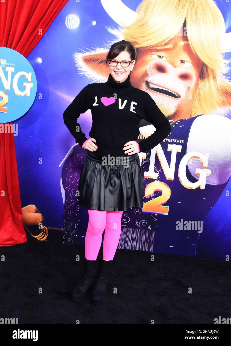 Los Angeles, California, USA 12th December 2021 Singer Lisa Loeb ...
