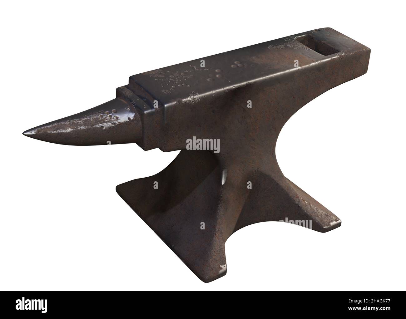 anvil isolated on white background Stock Photo - Alamy