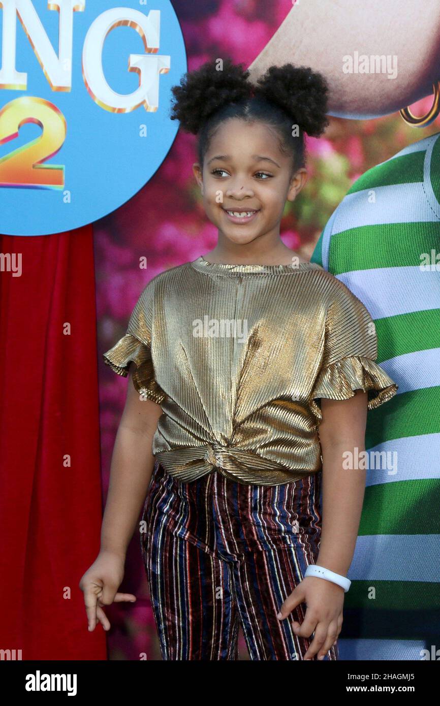 Los Angeles, CA. 12th Dec, 2021. Journey Christine at arrivals for SING ...