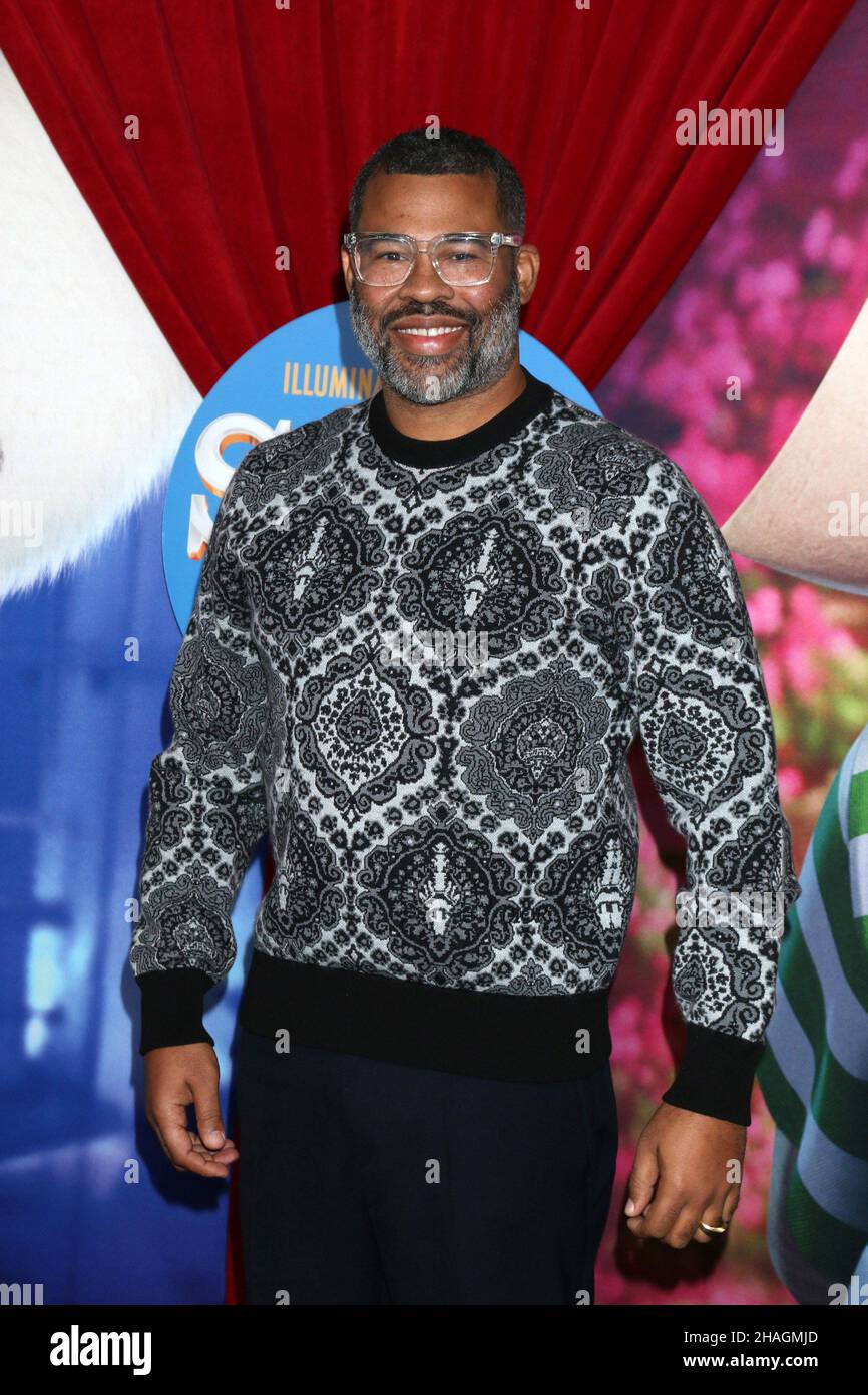 Los Angeles, CA. 12th Dec, 2021. Jordan Peele at arrivals for SING 2 ...