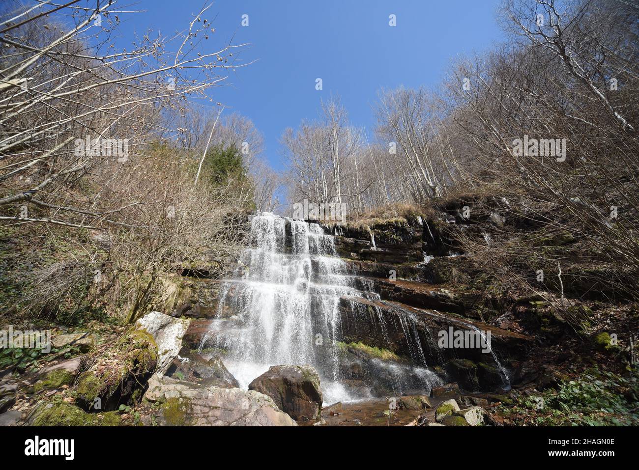 Beautiful view waterfall tupavica serbia hi-res stock photography and ...