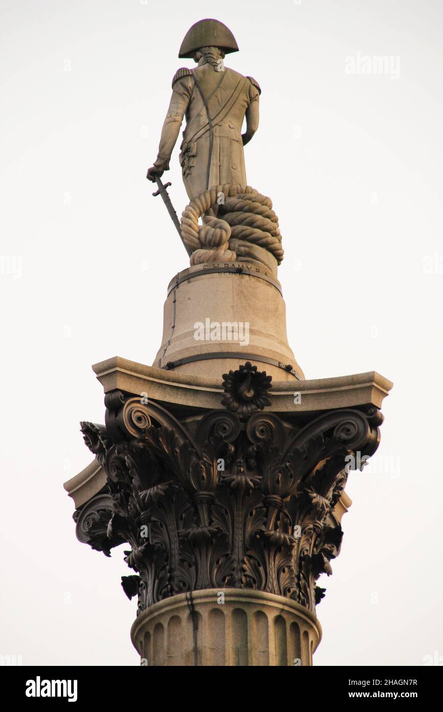 Famous Nelson's Column in Mitcham, UK Stock Photo - Alamy