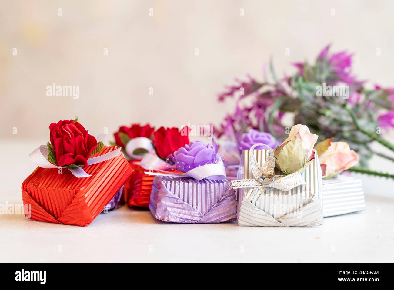 Wrapped chocolates isolated hi-res stock photography and images - Alamy