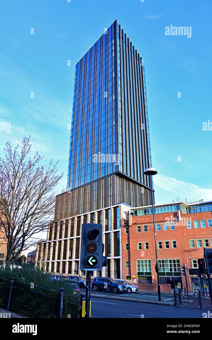 Hadrian's Tower residential block in Newcastle city centre was designed ...