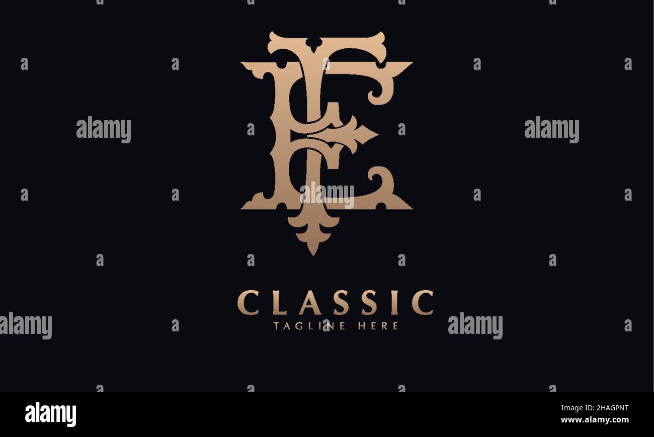 Letter ef logo hi-res stock photography and images - Alamy