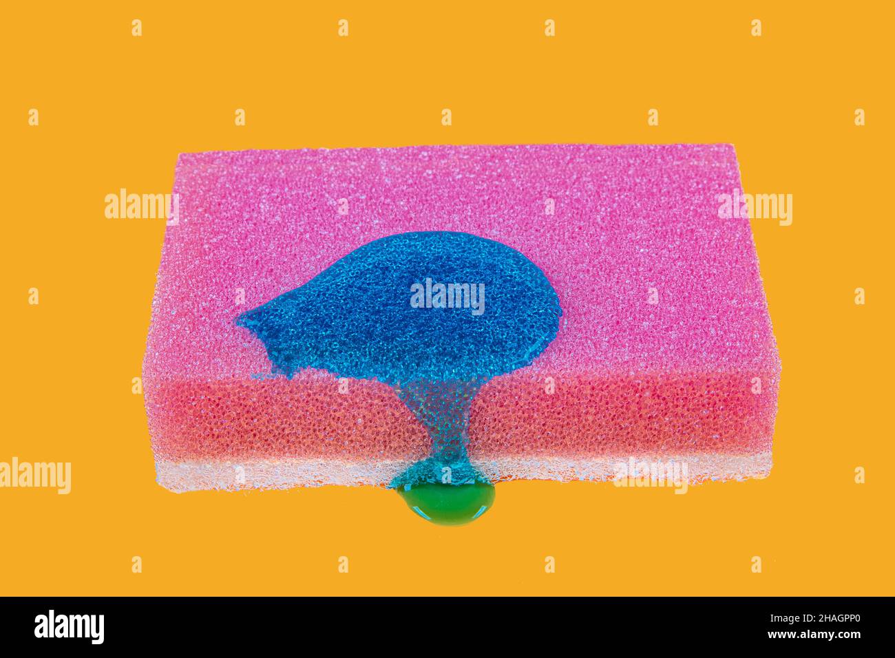 Detergent in form gel flows hi-res stock photography and images - Alamy