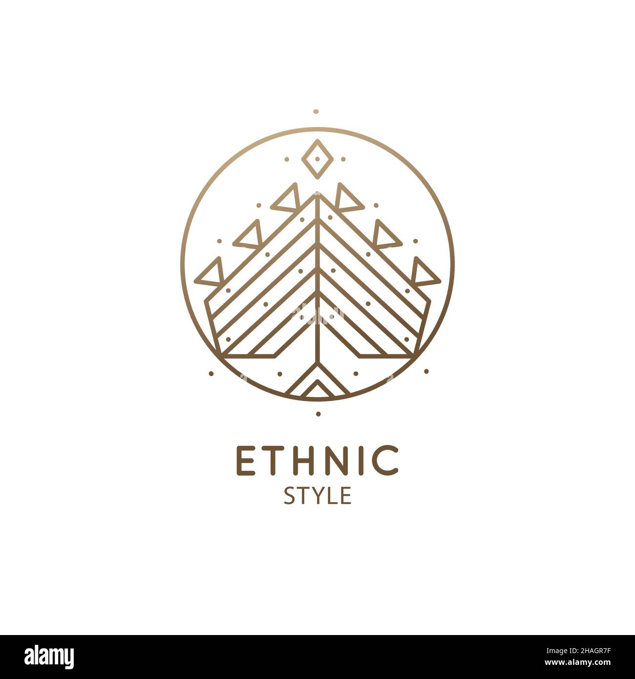 Simple abstract logo plant Stock Vector Image & Art - Alamy