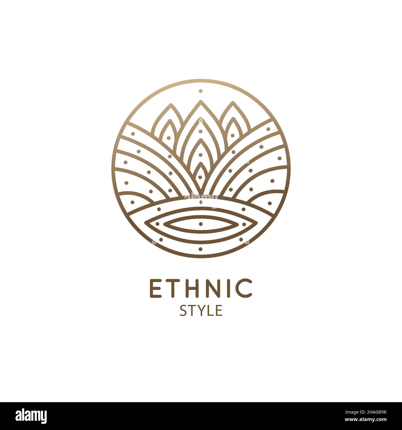 Nature linear logo Stock Vector Image & Art - Alamy