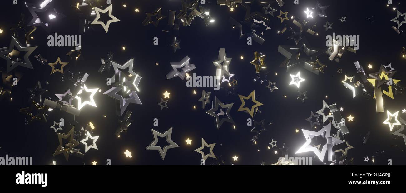 Metallic stars hi-res stock photography and images - Alamy