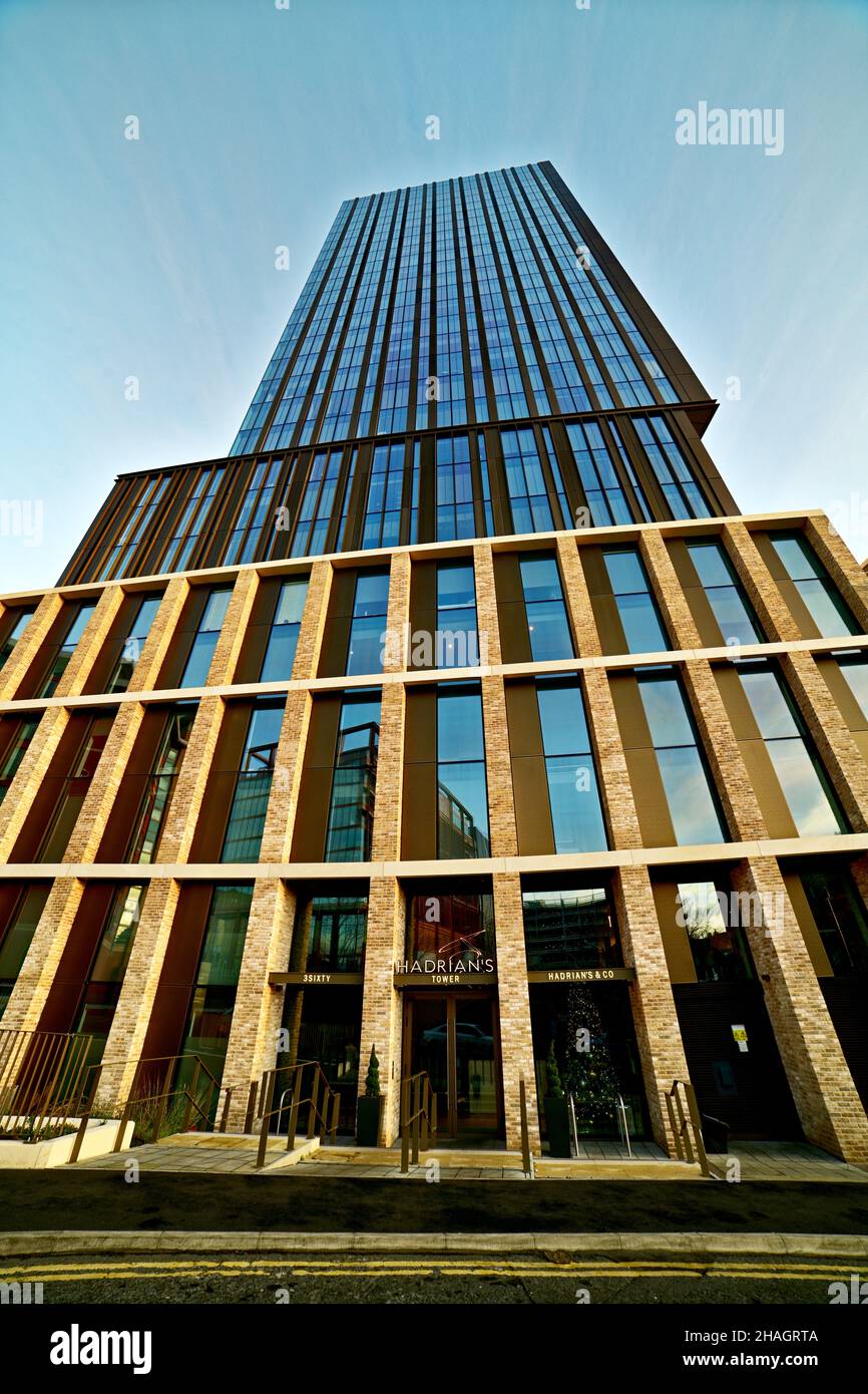 Hadrian's Tower residential block in Newcastle city centre was designed ...