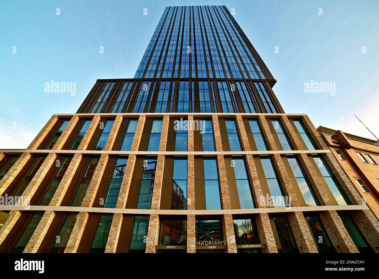 Hadrian's Tower residential block in Newcastle city centre was designed ...