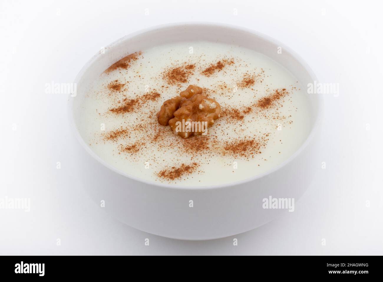 Traditional Turkish milk dessert Sutlac Stock Photo - Alamy
