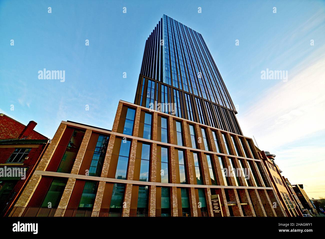 Hadrian's Tower residential block in Newcastle city centre was designed ...