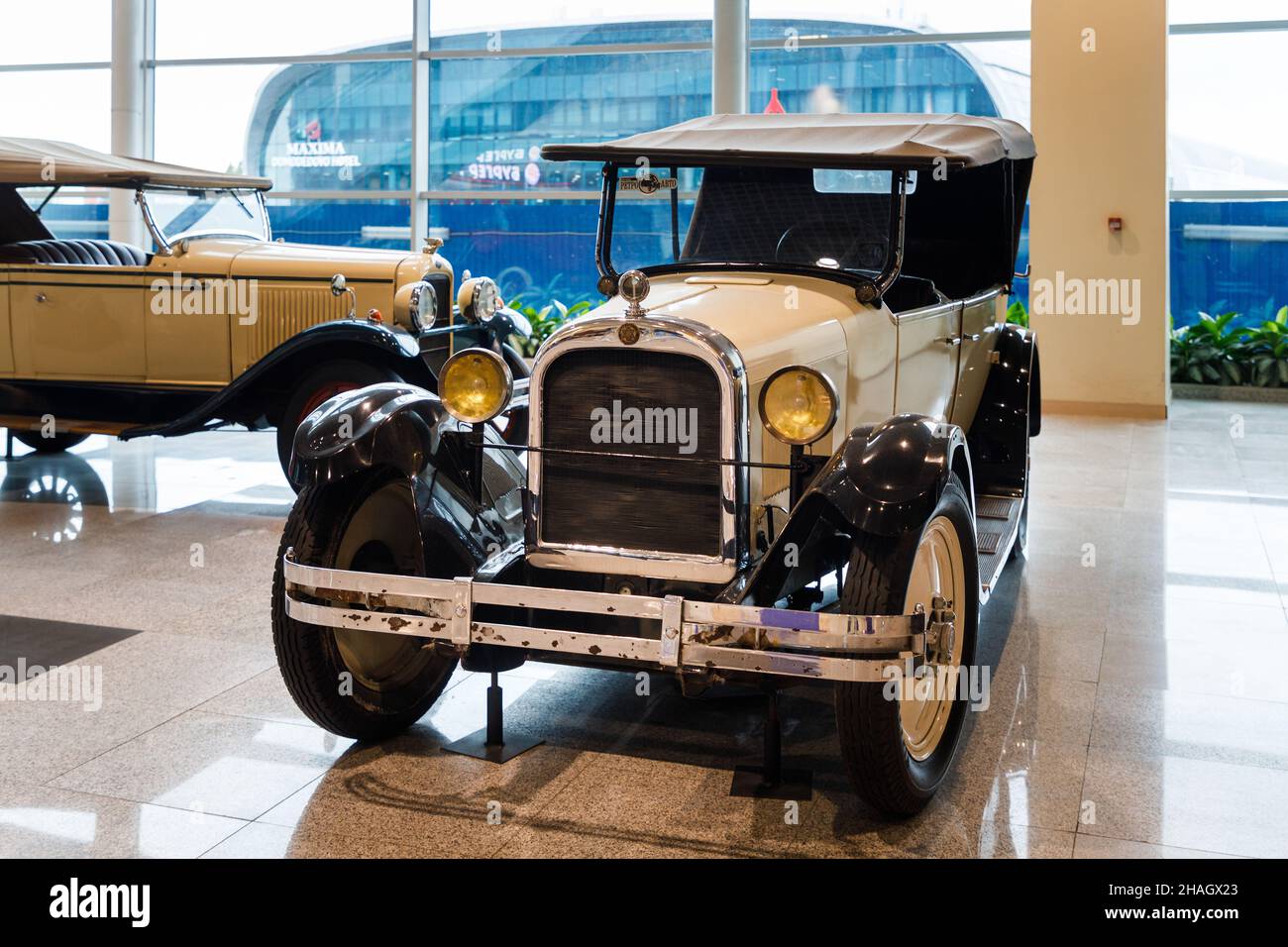 Moscow, Russia - September 08 2021: Dodge 124 Open Touring car at the ...