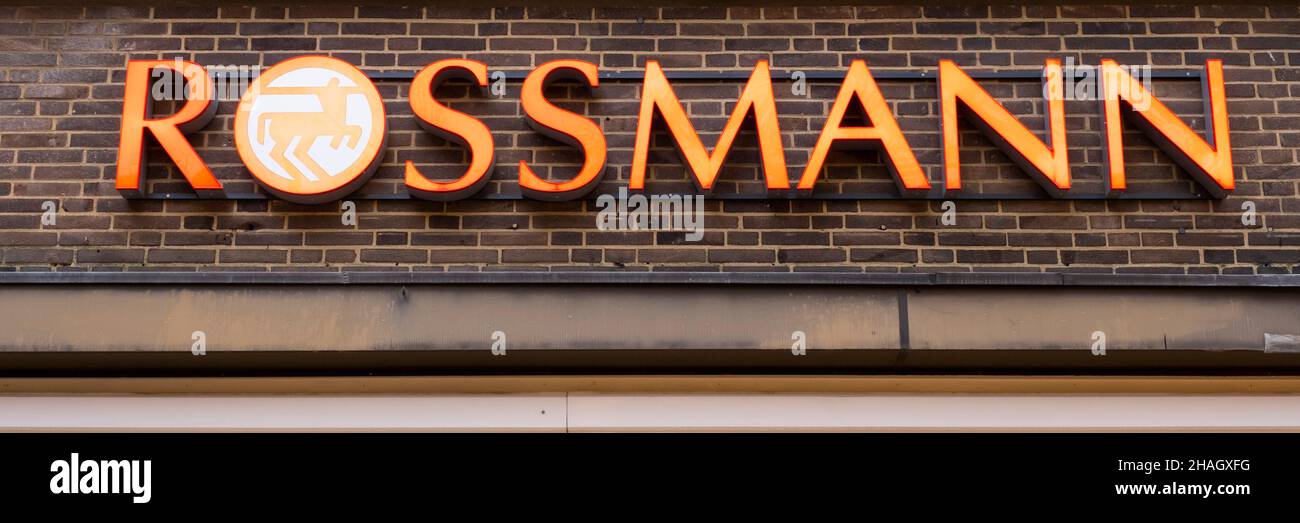 Sign And Logo Of Rossmann Stock Photo - Alamy