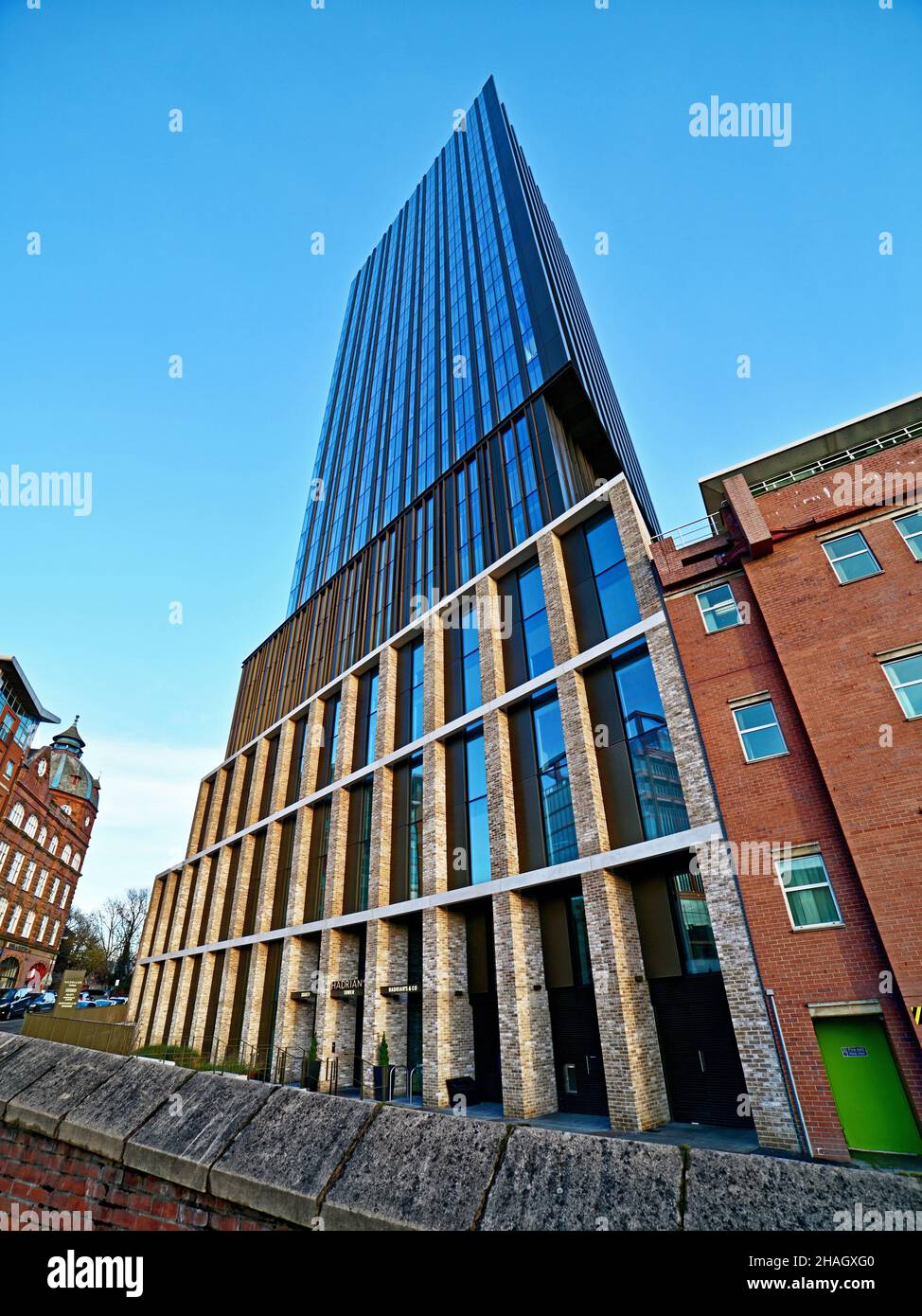 Hadrian's Tower residential block in Newcastle city centre was designed ...