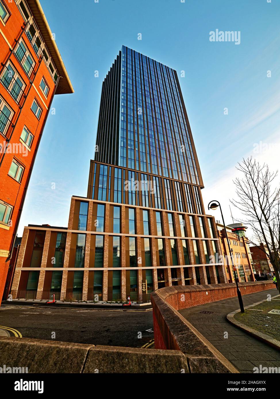 Hadrian's Tower residential block in Newcastle city centre was designed ...