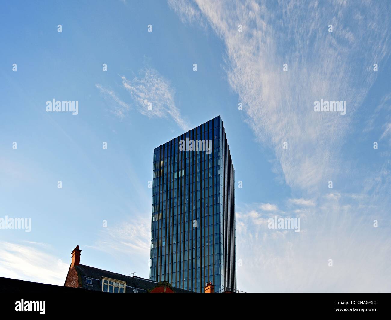 Hadrian's Tower residential block in Newcastle city centre was designed ...