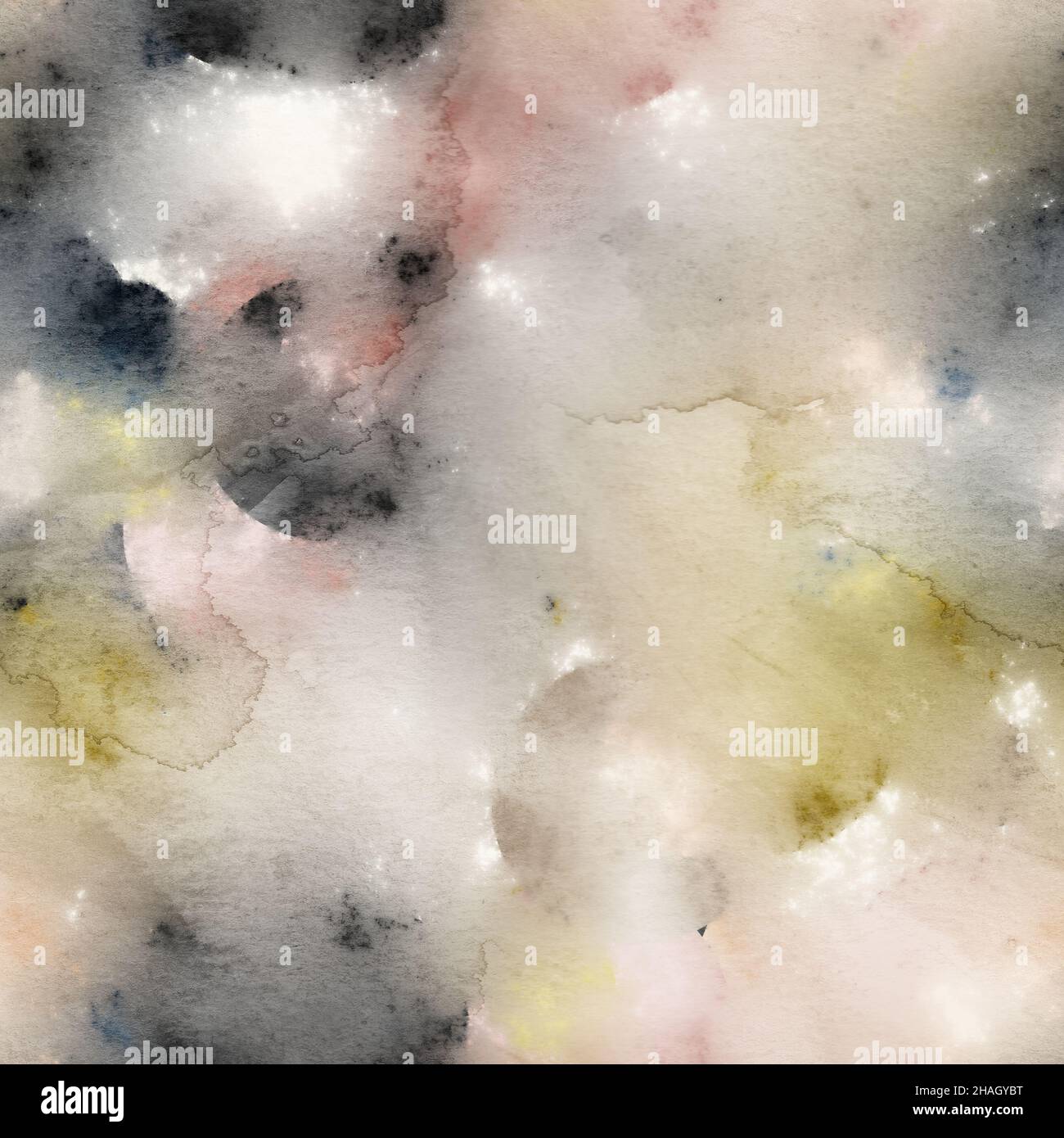 Seamless geo watercolor wet on wet bleed surface pattern design for ...