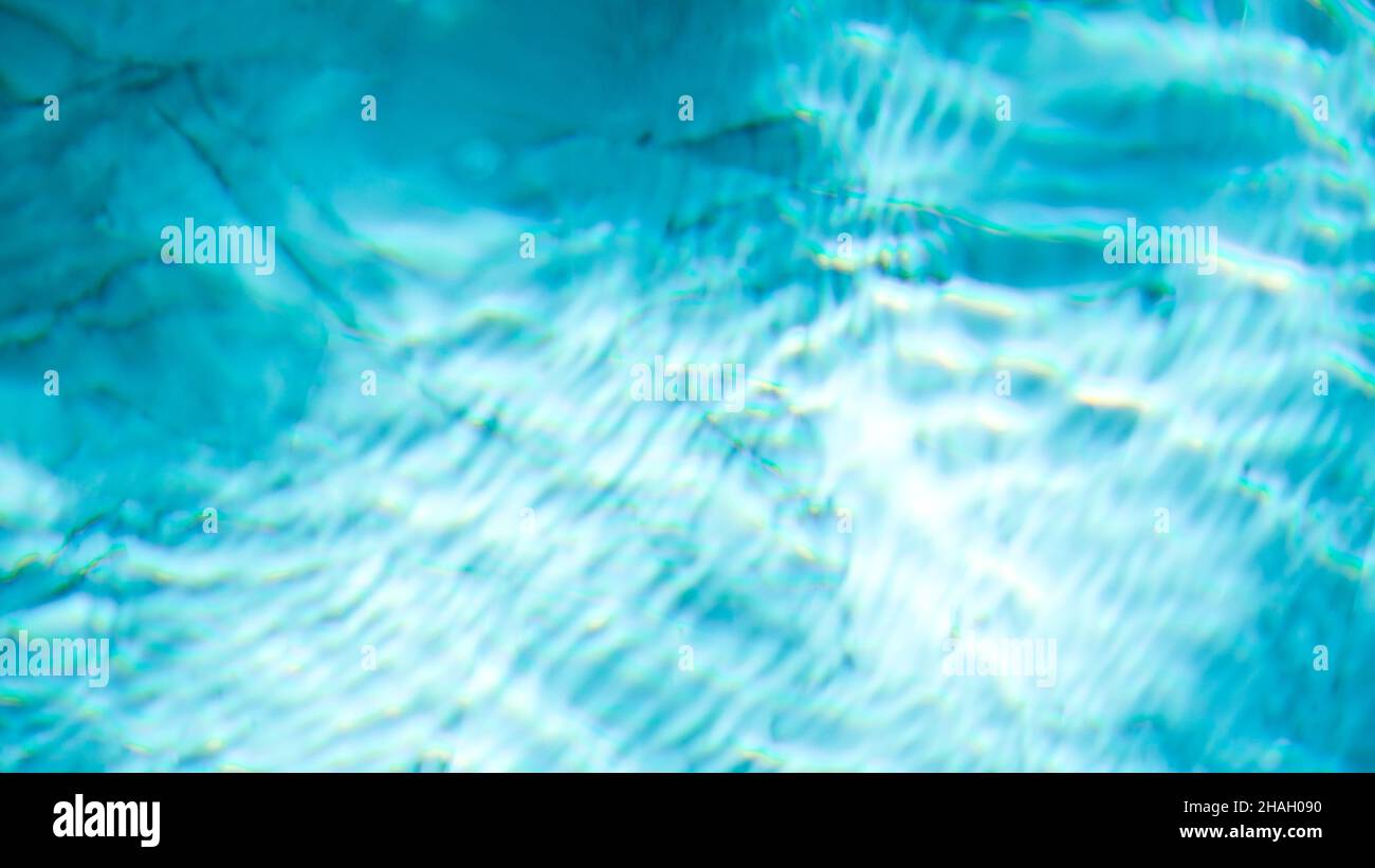 water swimming pool texture and surface water on pool, reflection blue ...