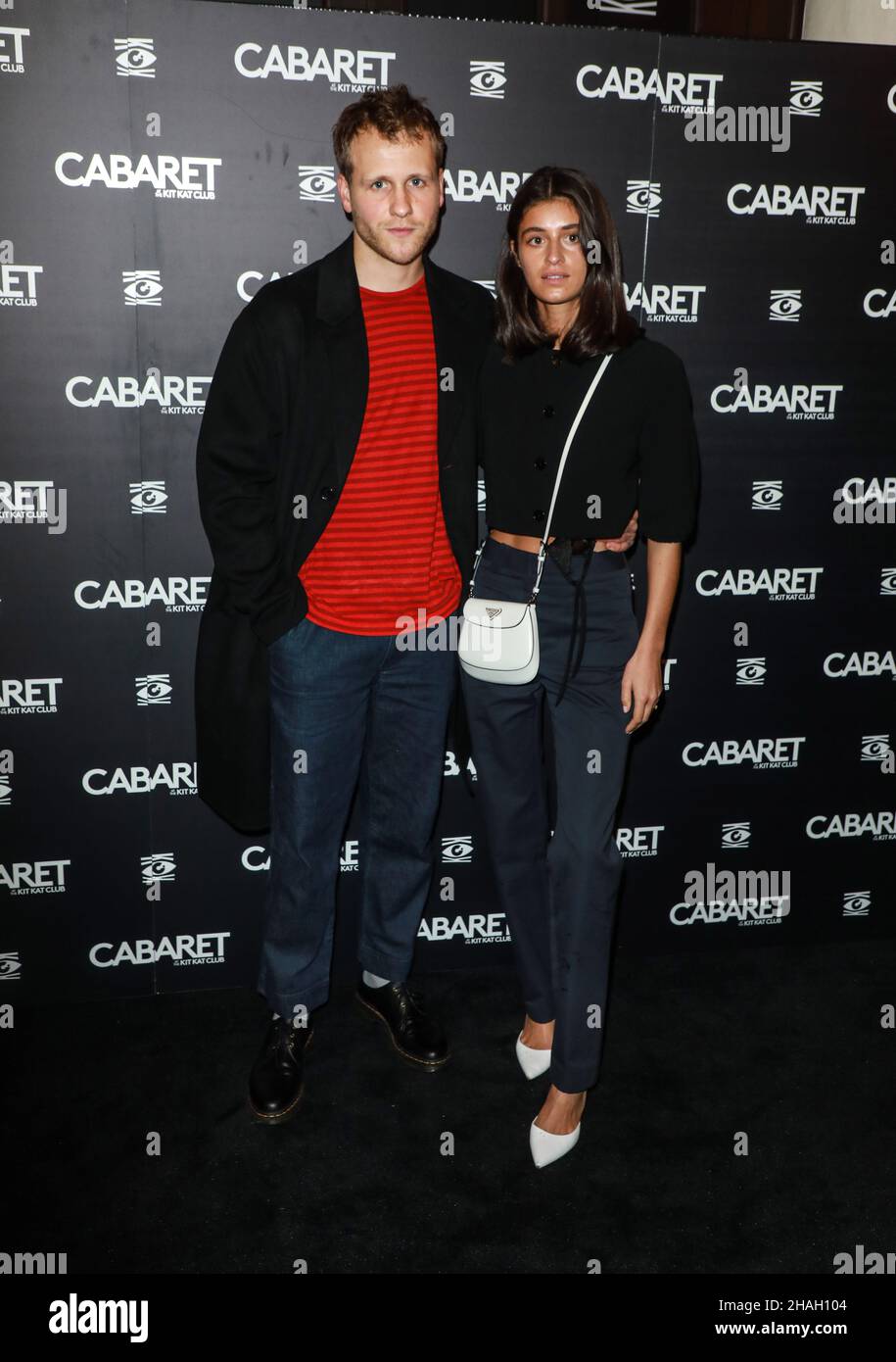 Josh Dylan and Anya Chalotra attend a Gala performance of "Cabaret" at ...