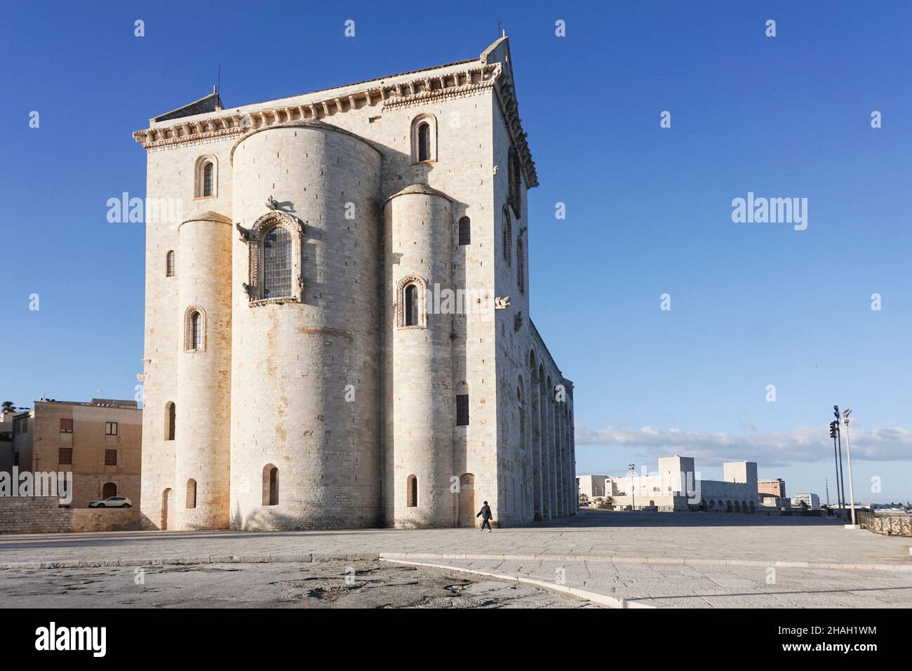 Old Town, Via Porta Vassalla street, Saint Nicolas Pellegrino Cathedral ...