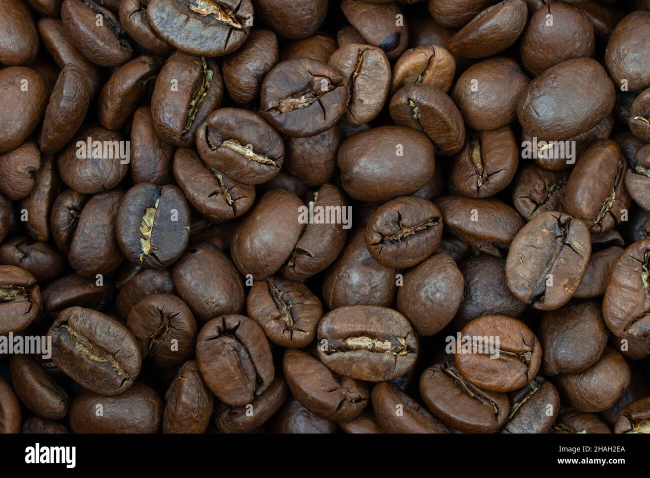 Energy stimulant and smooth java concept with full frame photograph of ...
