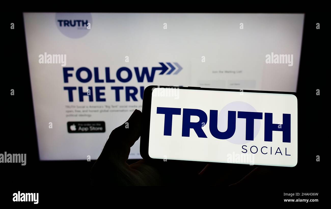 Truth social logo hi-res stock photography and images - Alamy