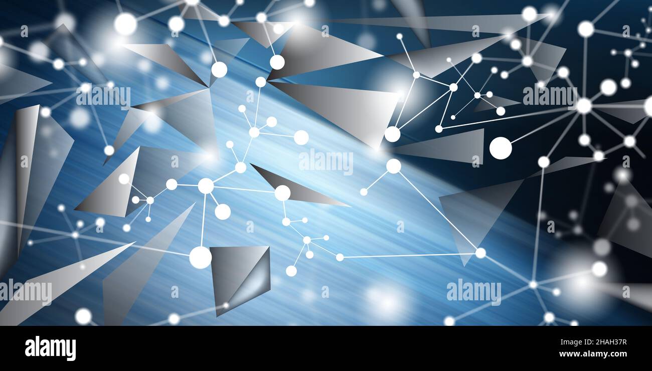 Illustration of a network concept Stock Photo - Alamy