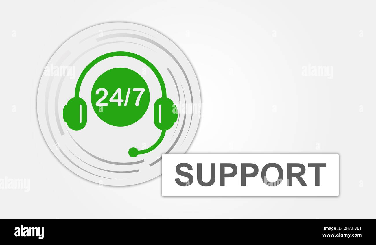 Illustration of a support concept Stock Photo - Alamy
