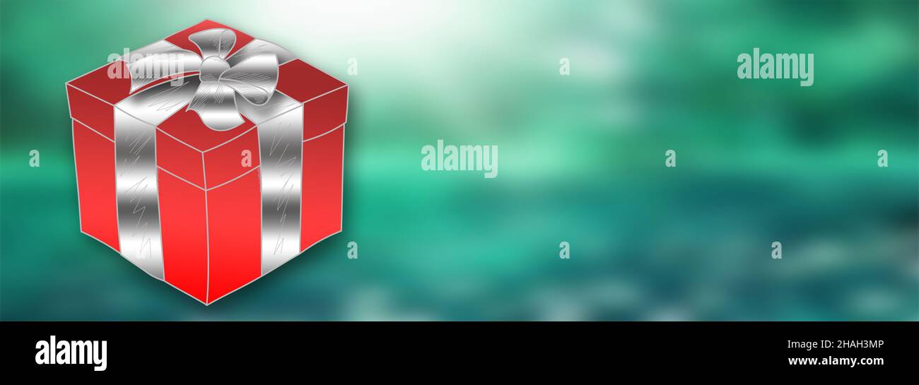 Illustration of a gift concept Stock Photo - Alamy