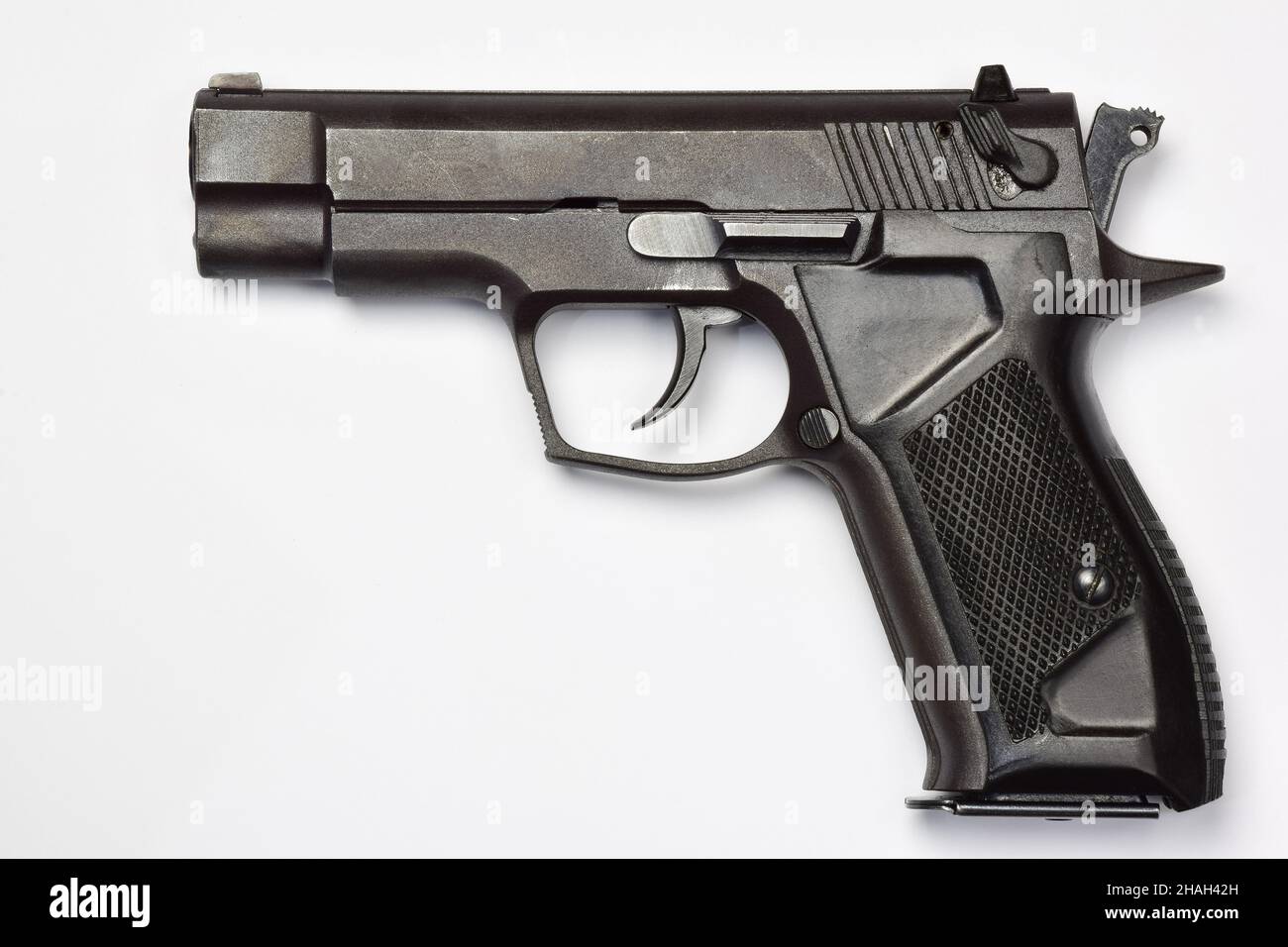 Gun pistol side view hi-res stock photography and images - Alamy