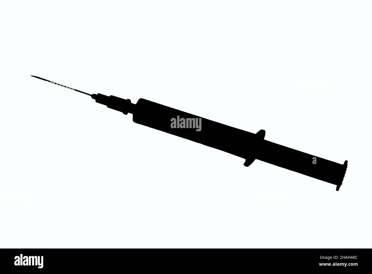 Illustration syringe vaccine on hi-res stock photography and images - Alamy