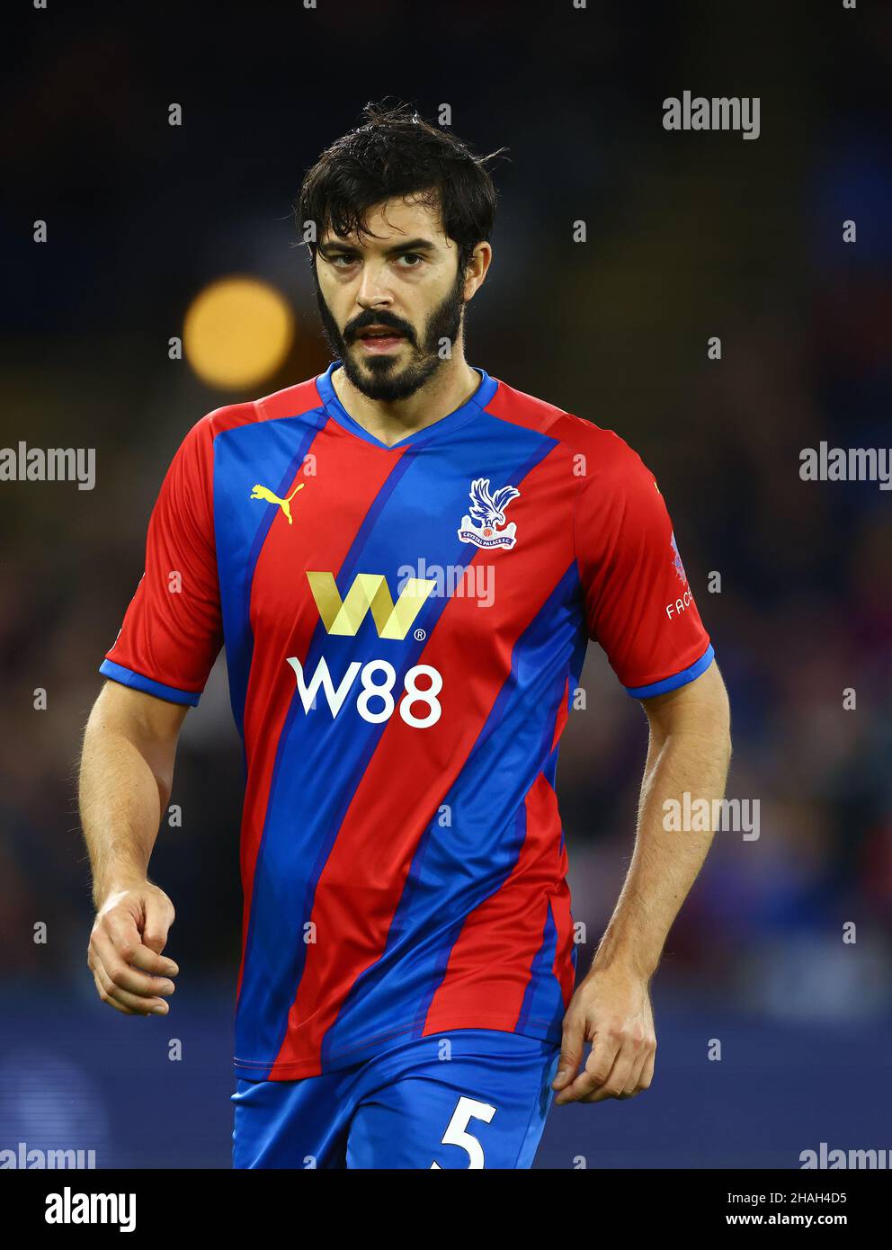 London, England, 12th December 2021. James Tomkins of Crystal Palace during the Premier League ...