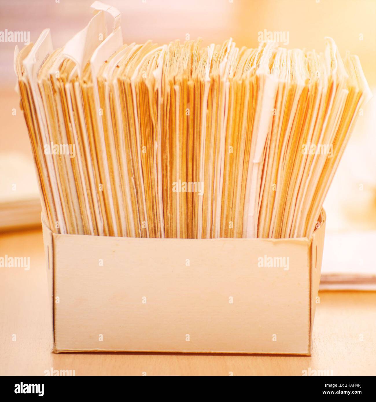 Archival library card hi-res stock photography and images - Alamy