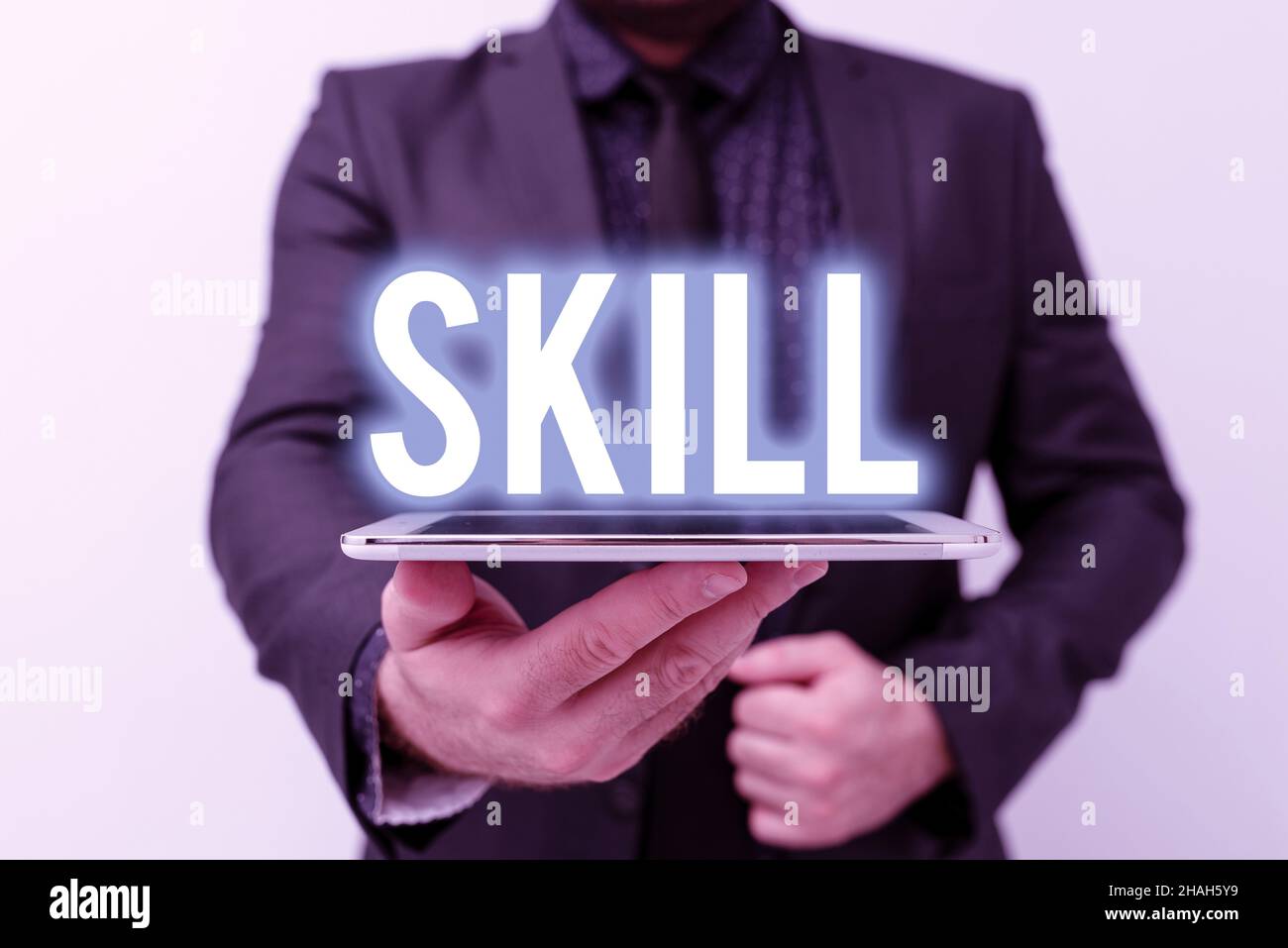 Hand writing sign Skill. Internet Concept ability to use one s is ...