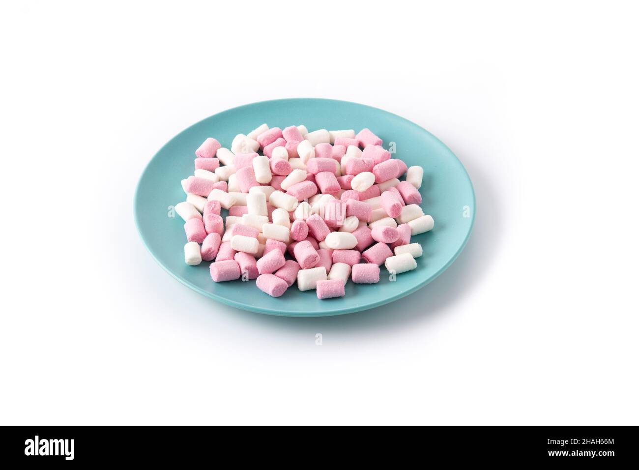 Sweet marshmallows topping isolated on white background Stock Photo - Alamy