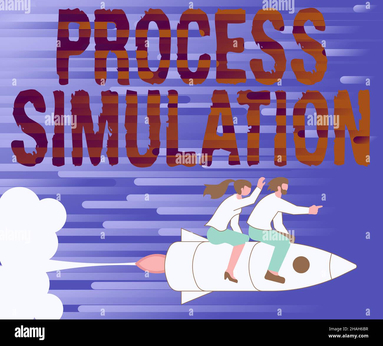 Inspiration showing sign Process Simulation. Business idea Technical ...