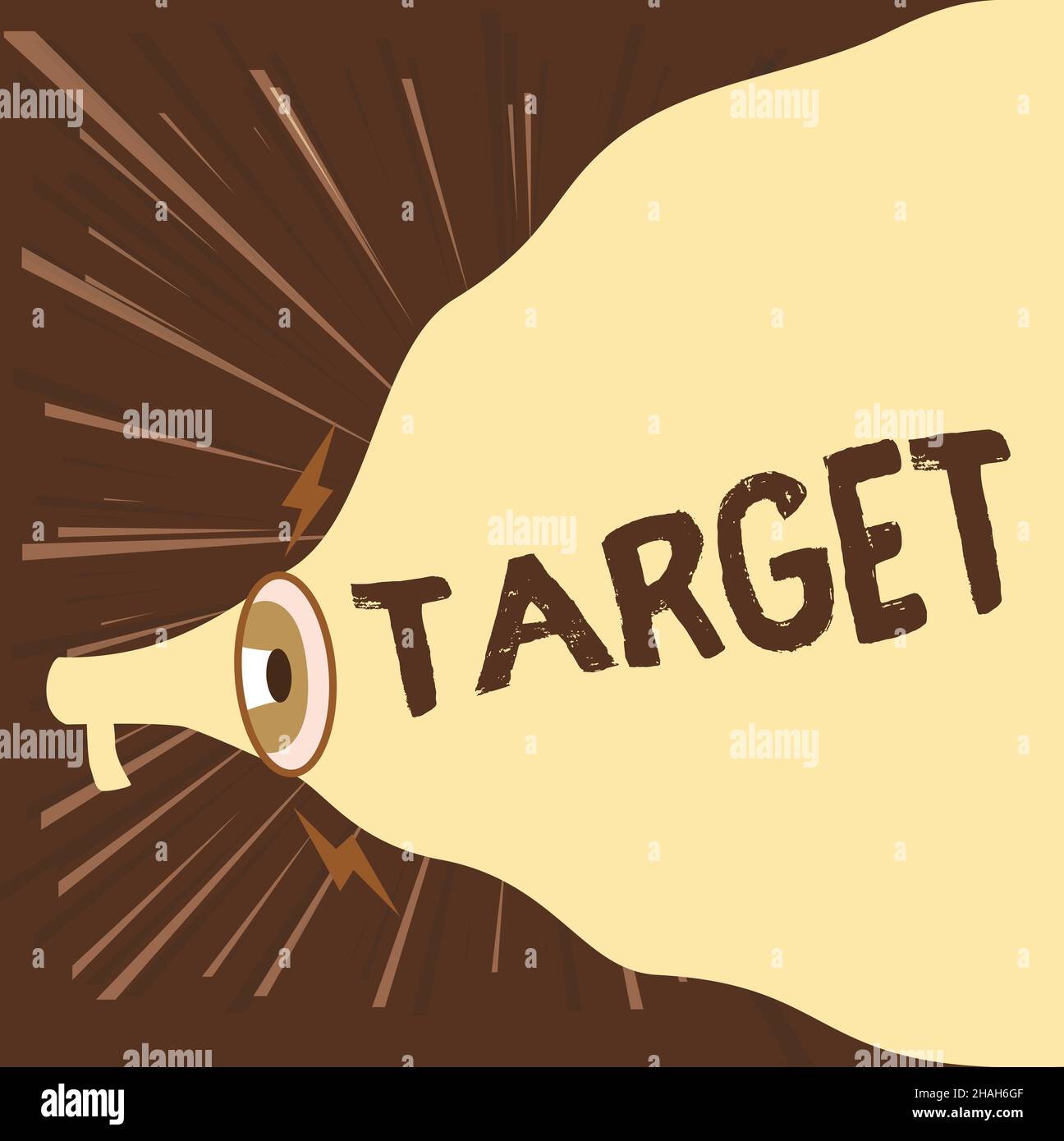 Text caption presenting Target. Word for person object or place ...