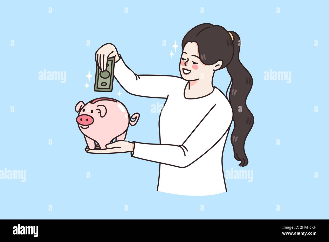 Banker Lady Animation