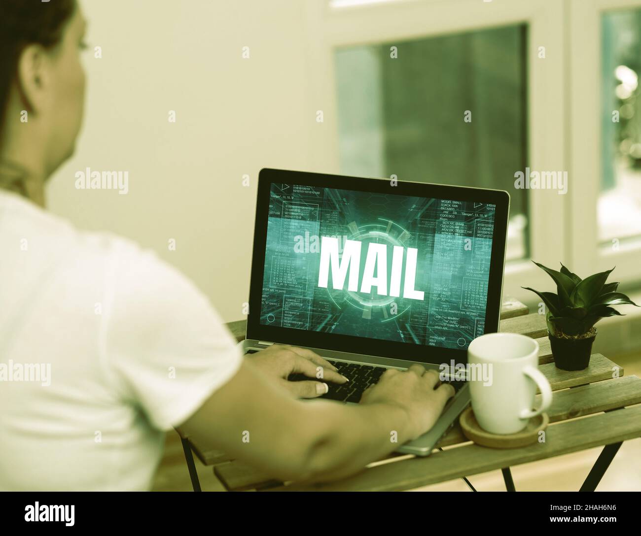 Handwriting text Mail. Business approach letters or parcel sent or ...