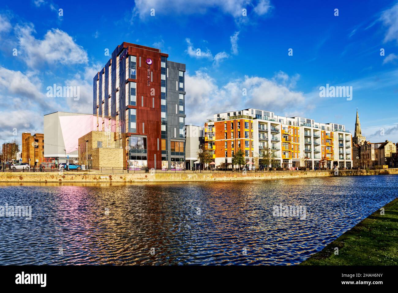 Embankment river bedford bedfordshire england hi-res stock photography ...