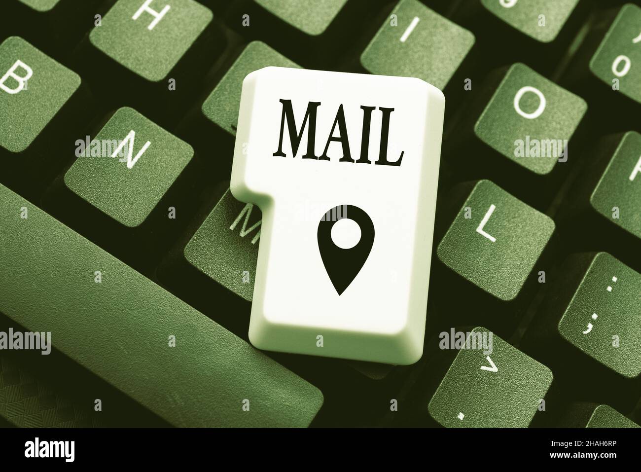 Inspiration showing sign Mail. Word Written on letters or parcel sent ...