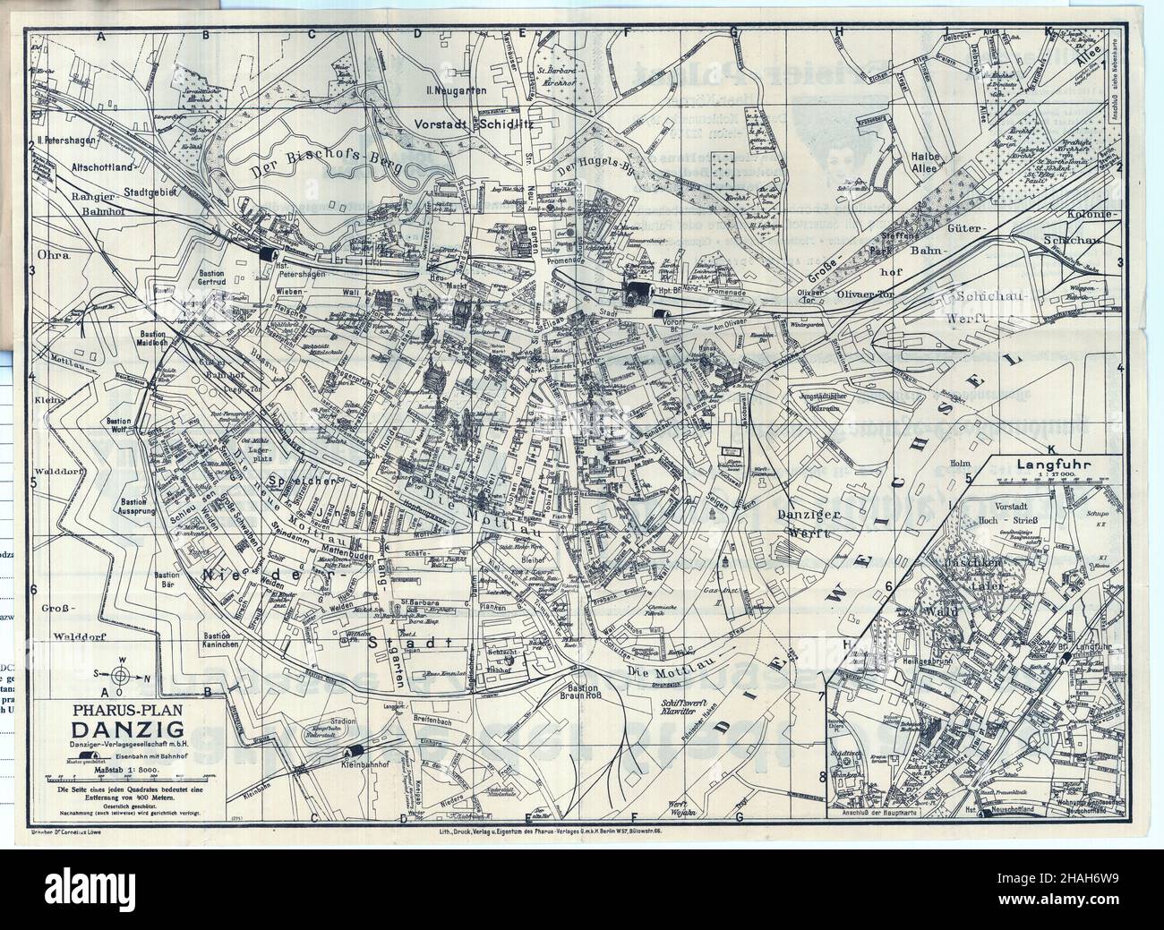 Gdansk map hi-res stock photography and images - Alamy