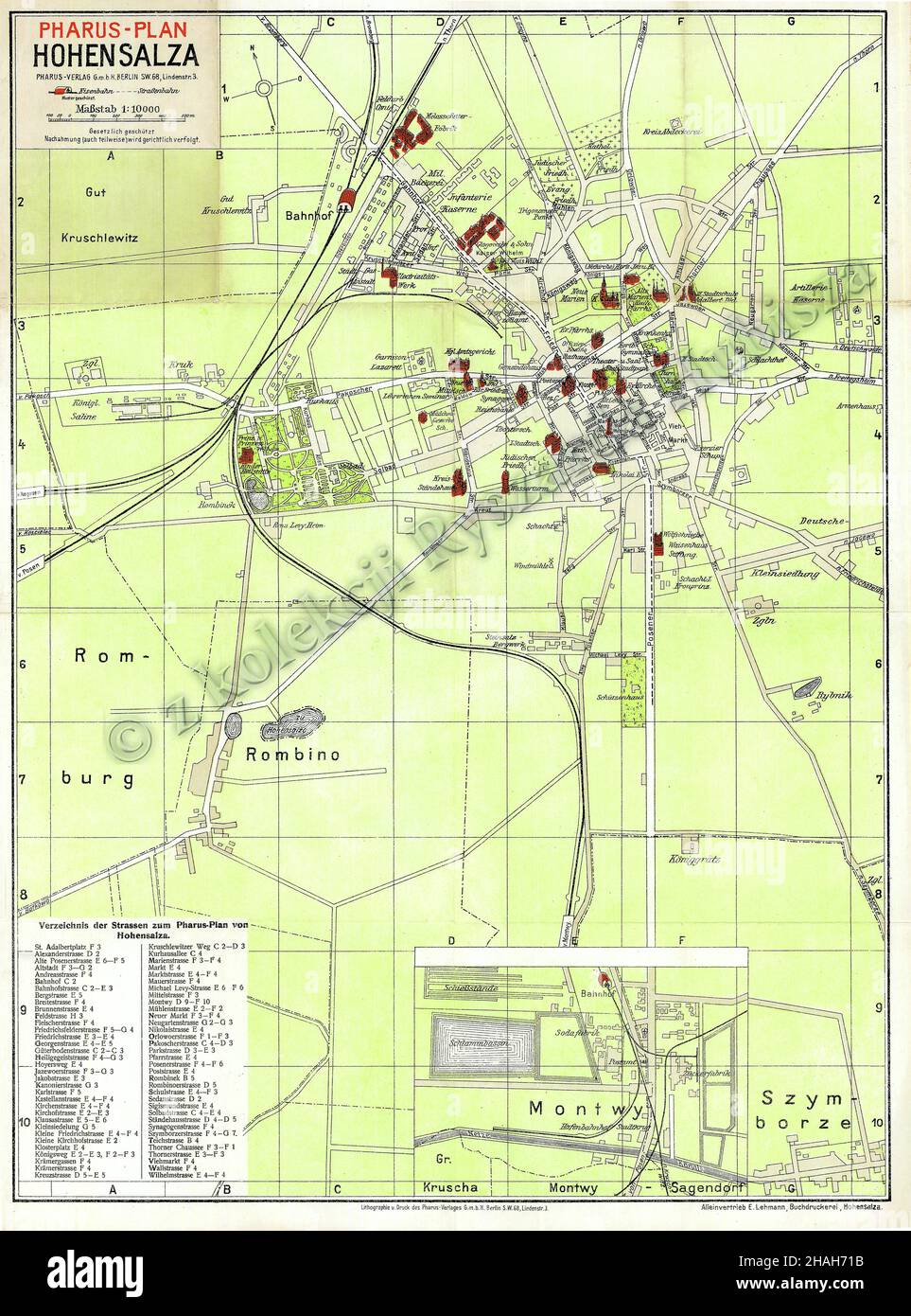 Inowroclaw map collection hi-res stock photography and images - Alamy