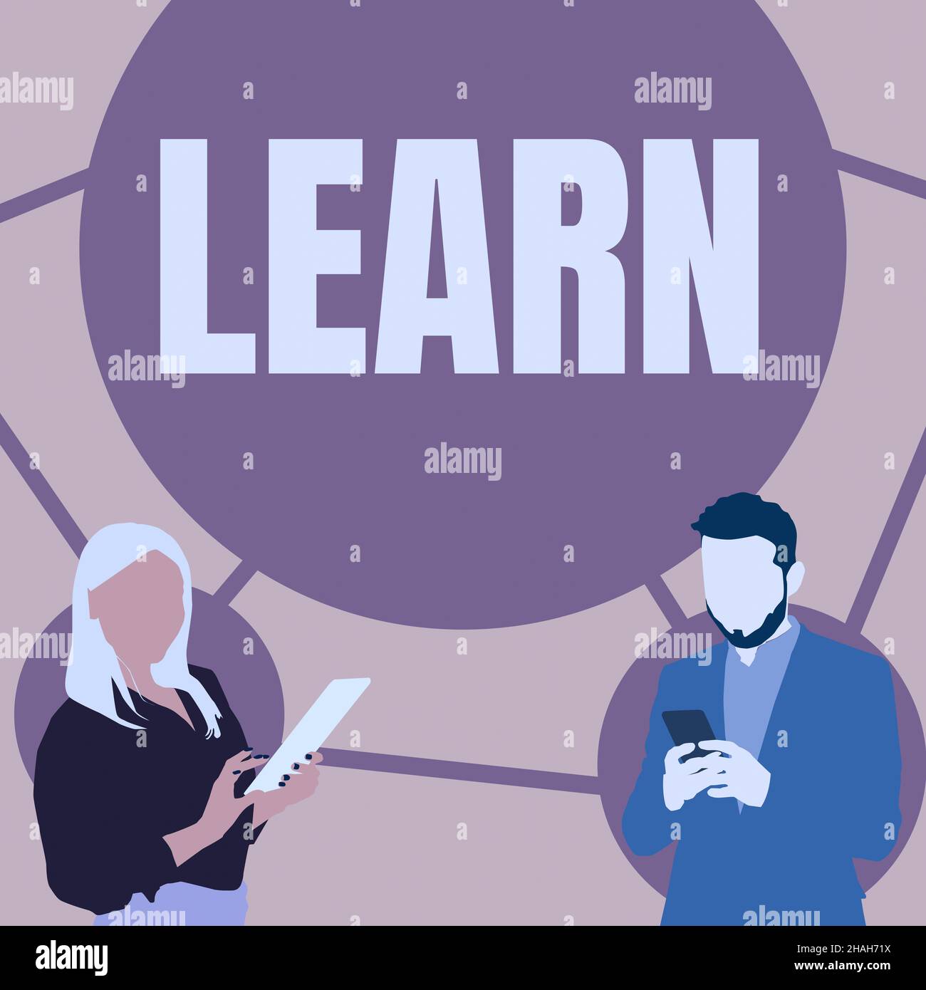 Text sign showing Learn, Business idea acquire knowledge of or skill in ...