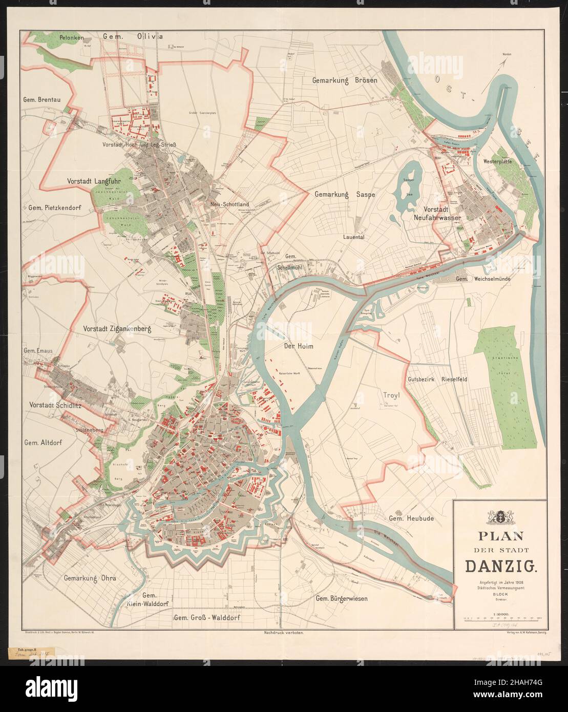 Gdansk map hi-res stock photography and images - Alamy
