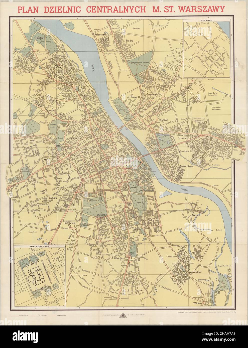 Warsaw Map, Warsaw City Print, Warsaw Art, Europe Map, Map of Poland ...